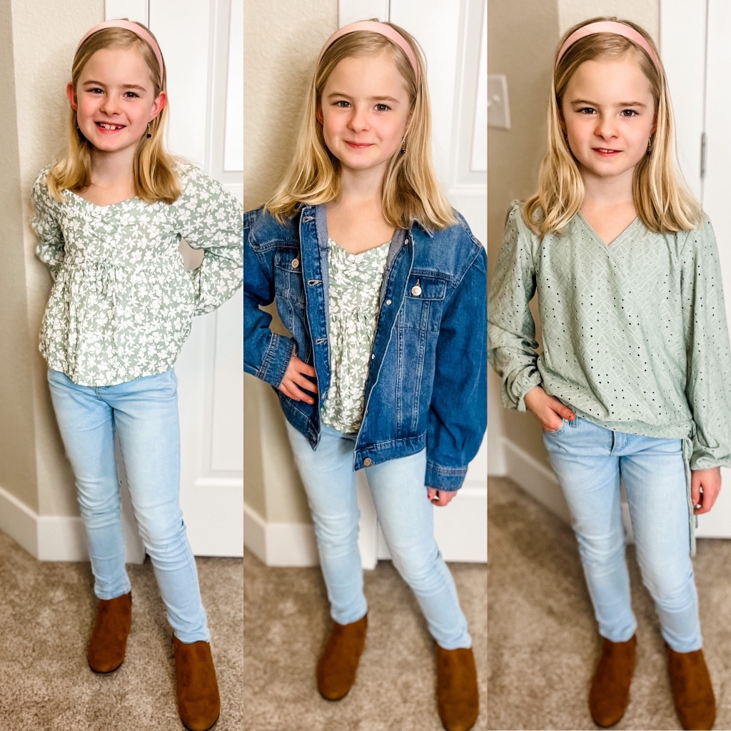 Fashion Look Featuring Wonder Nation Girls' Shirts & Blouses and Wonder ...