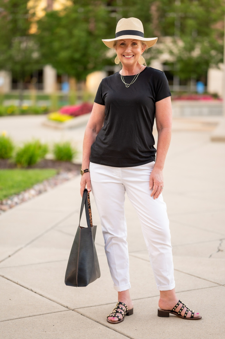 Fashion Look Featuring Banana Republic T-shirts and Talbots Petite ...