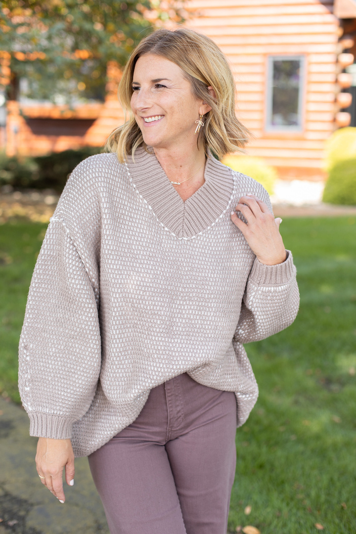 Fashion Look Featuring Free People V-Neck Knitwear and Wit & Wisdom ...