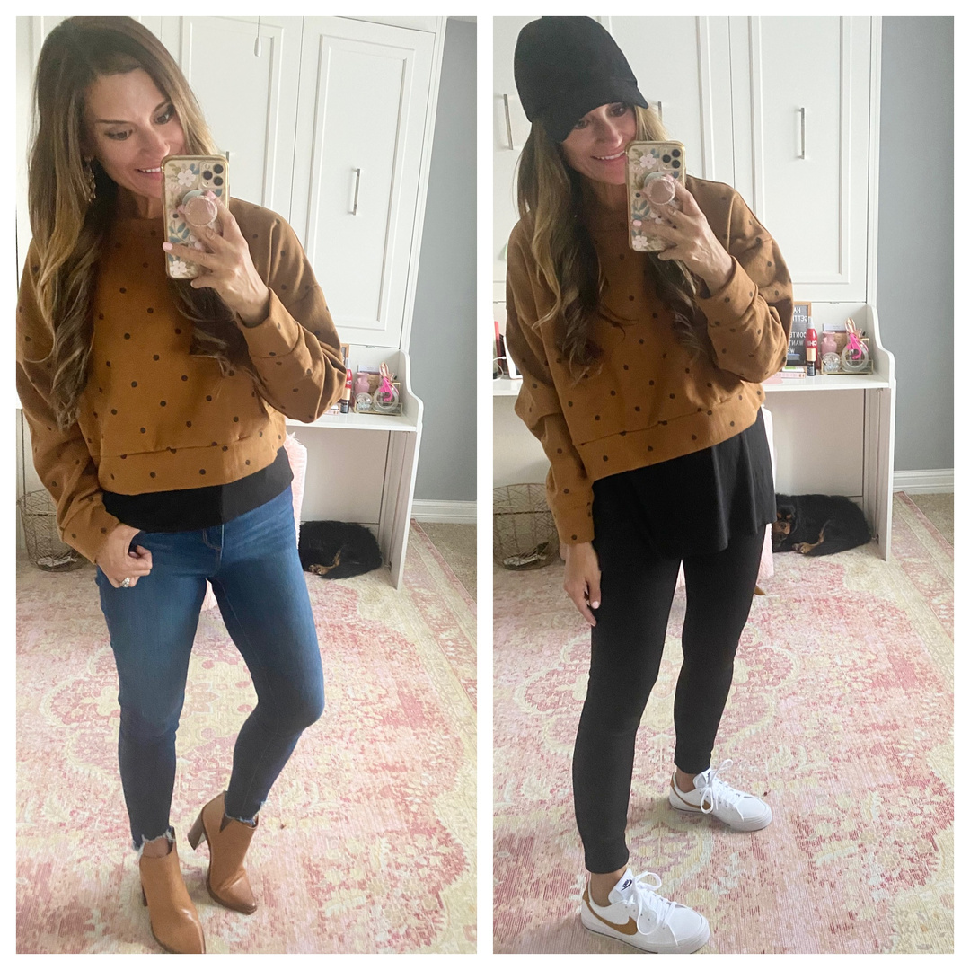 Fashion Look Featuring Gap Sweatshirts And Hoodies And Good American