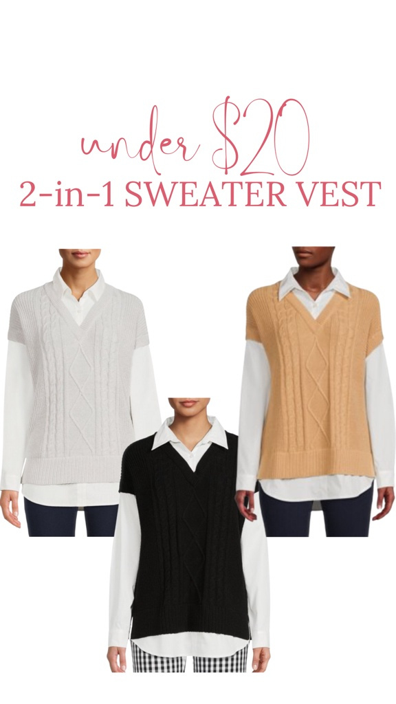 Fashion Look Featuring Time and Tru Sweaters and Time and Tru Sweaters ...