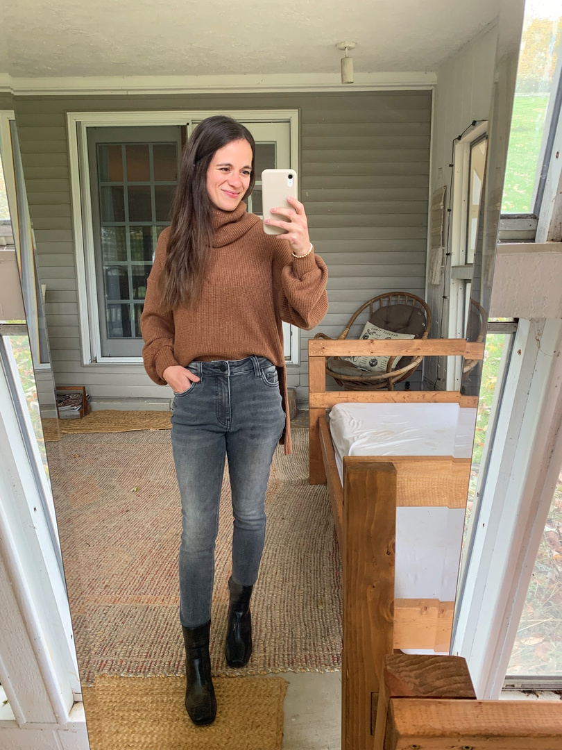 Fashion Look Featuring The Drop Ankle Boots and KUT from the Kloth ...