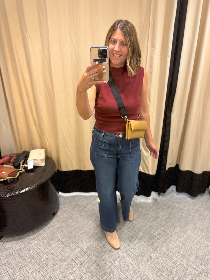 Fashion Look Featuring KUT from the Kloth Flare Jeans and AllSaints ...