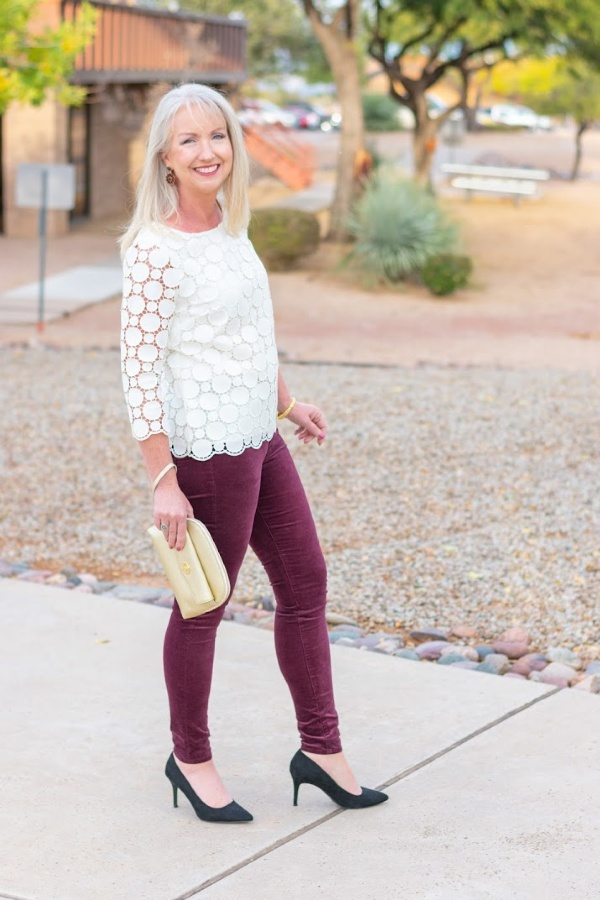 Fashion Look Featuring Talbots Petite Tops and AG Jeans Skinny Jeans by ...
