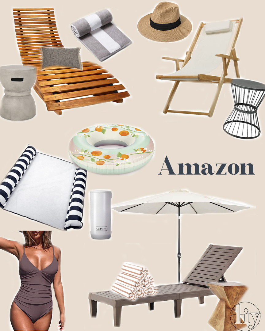 Fashion Look Featuring JML Pool & Beach Towels and FUNBOY Pool ...