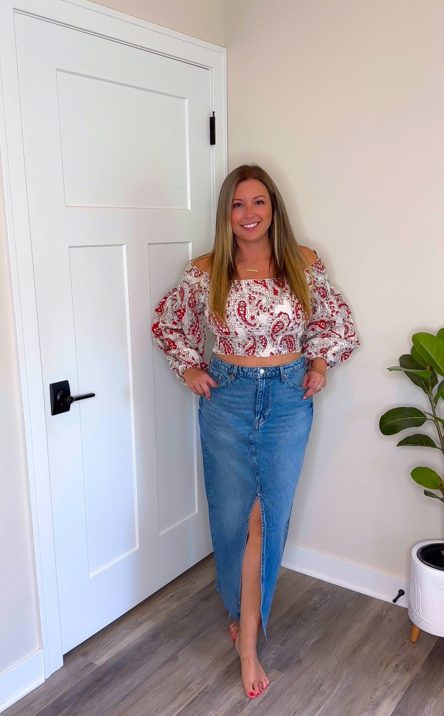 Fashion Look Featuring H&M Tops and H&M Mid Length Skirts by ...