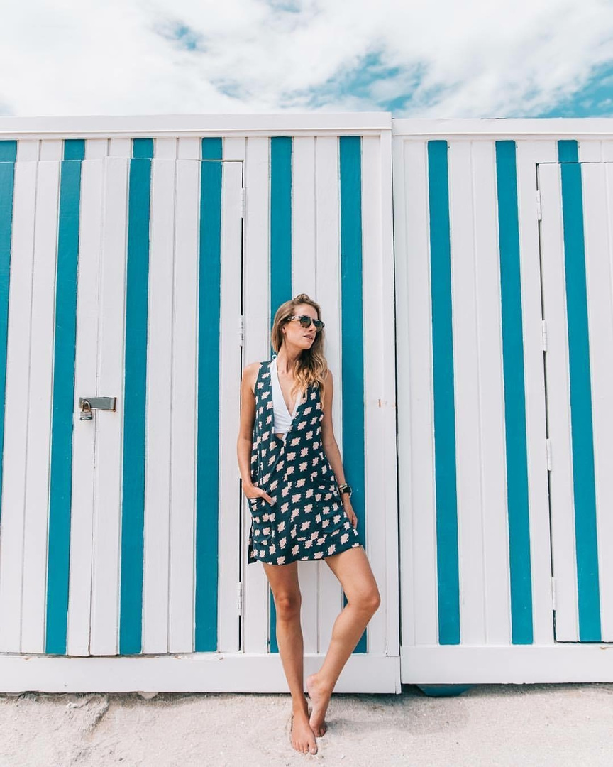 Fashion Look Featuring Illesteva Sunglasses and Vix Swimsuit Coverups ...