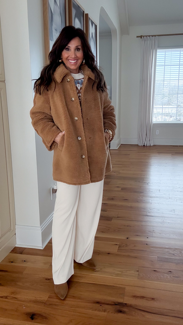 Fashion Look Featuring Marc Fisher Boots and French Connection Wide-Leg ...