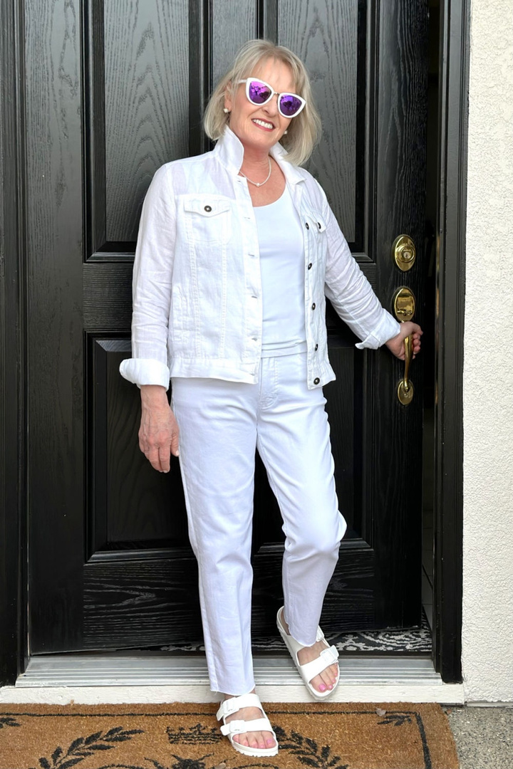 Fashion Look Featuring Michael Stars Denim Jackets and Birkenstock ...