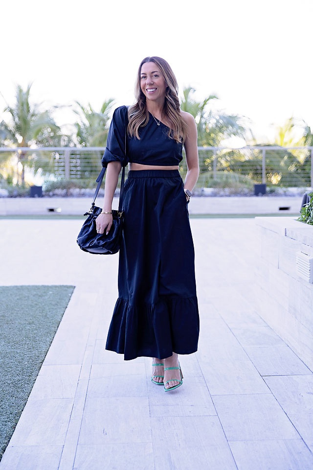 Fashion Look Featuring The Drop Crop Tops and The Drop Mid Length ...