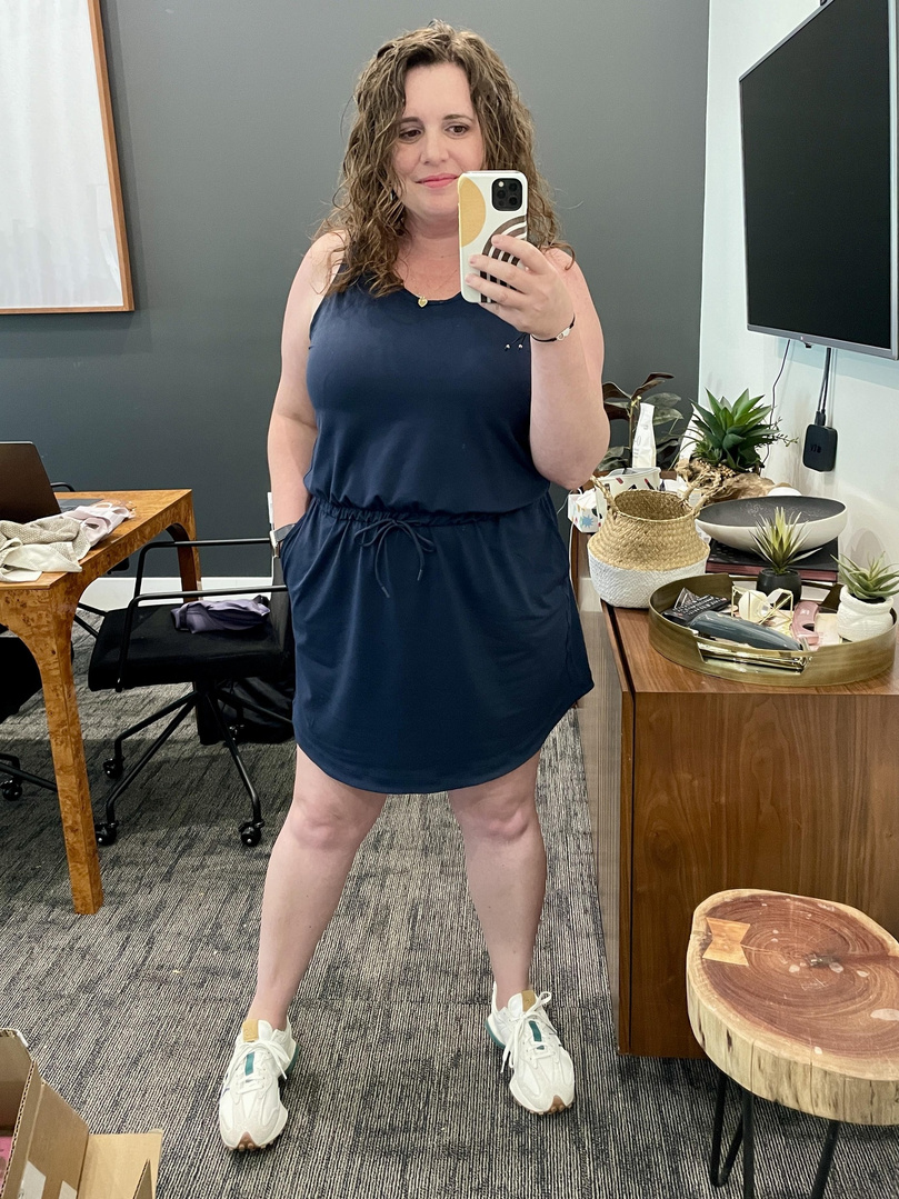 Fashion Look Featuring Zella Day Dresses and New Balance Sneakers ...