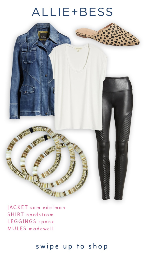 Fashion Look Featuring Sam Edelman Denim Jackets and Treasure & Bond T ...