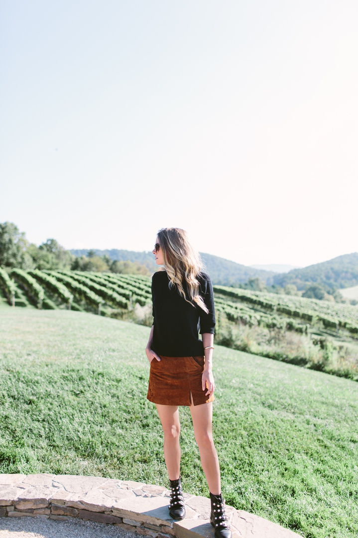 Fashion Look Featuring Vince Cashmere Sweaters and Blank NYC Mini ...