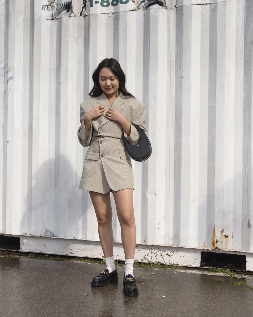 Fashion Look Featuring Jenny Bird Earrings and Coperni Shoulder Bags by ...