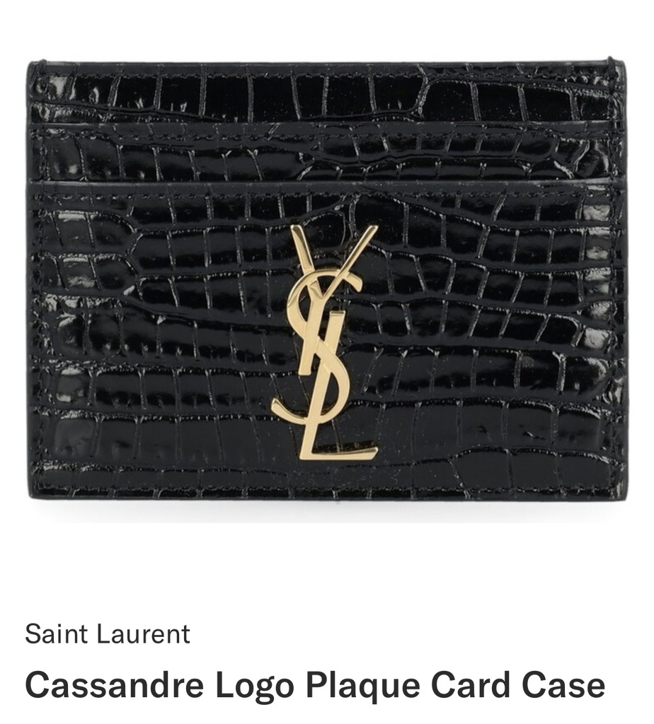 Fashion Look Featuring Saint Laurent Wallets & Card Holders and Saint ...
